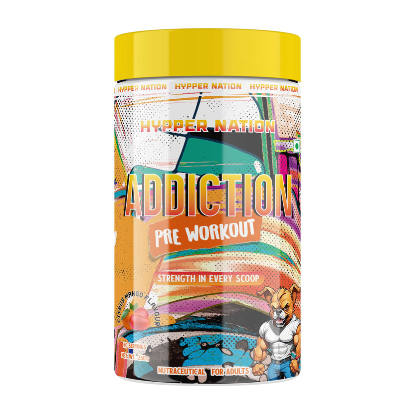 Addiction Pre-Workout Strength 250g - Hyppernation.com